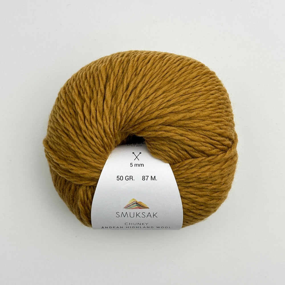 Chunky Andean Highland Wool - Gold- 0250